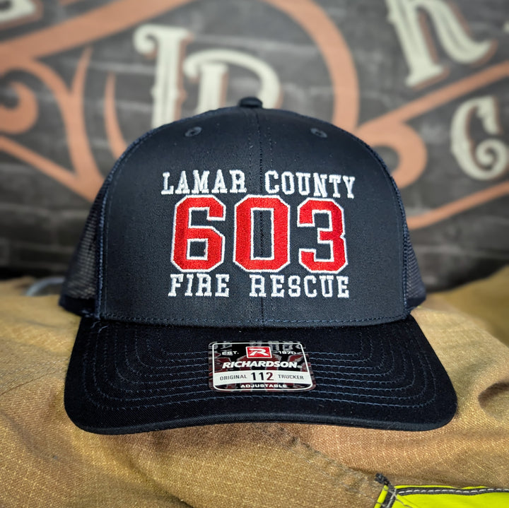 Firefighter Embroidered Hats with Custom Numbers and Text ...